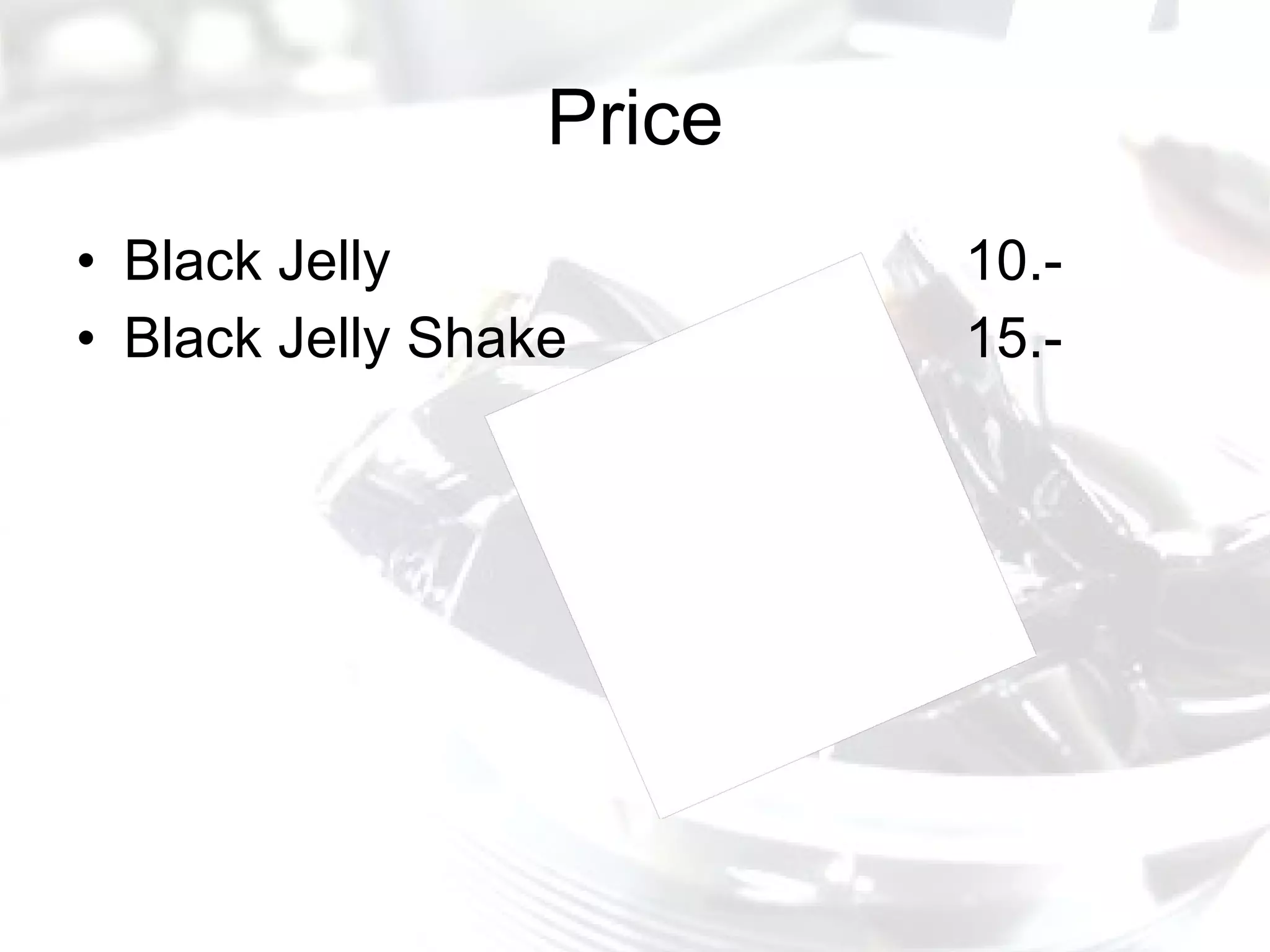 Black Jelly | PPT | Bars & Restaurants | Attractions