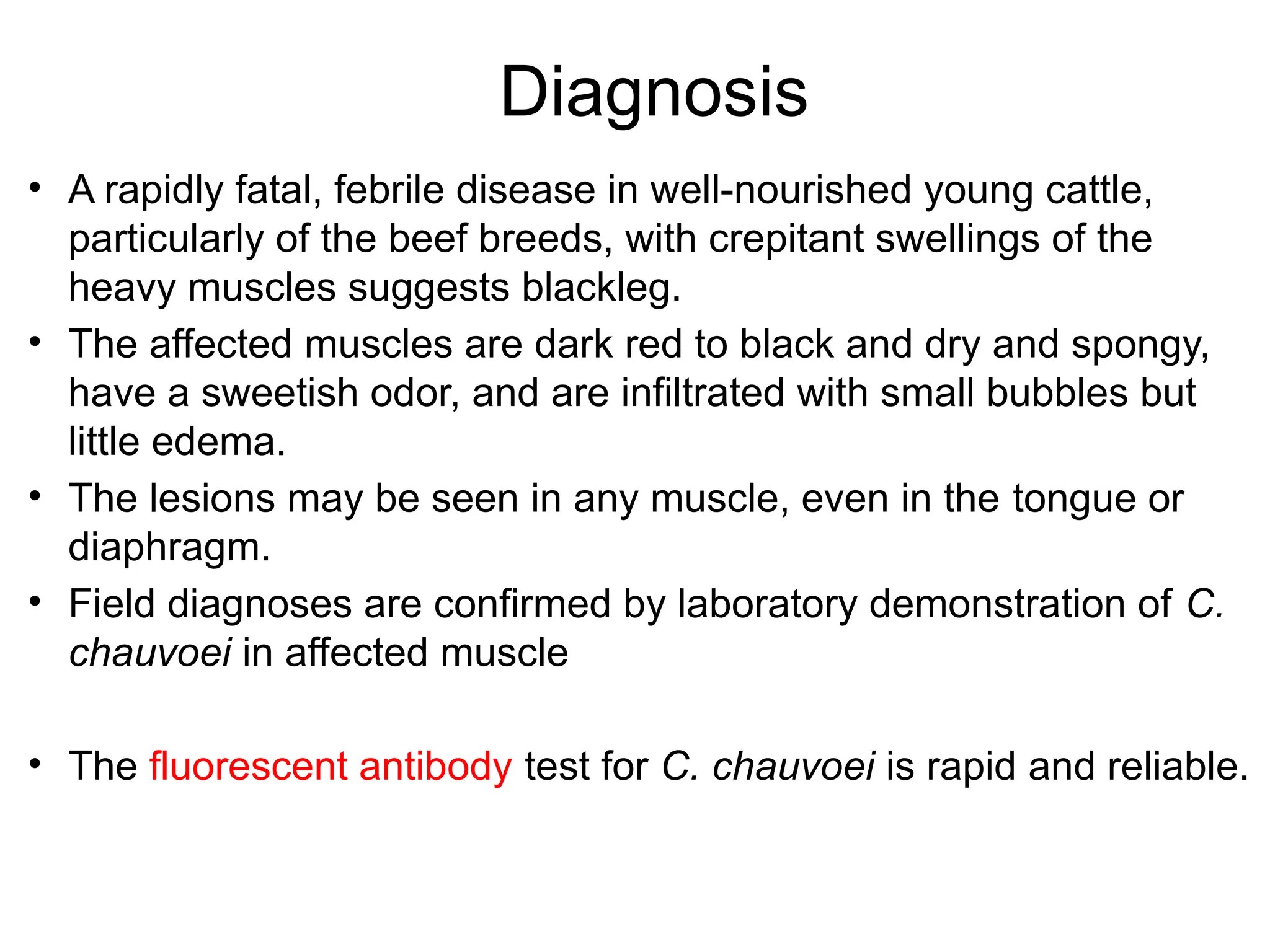 Black leg.pptx: is the disease of young cattle which causes a sudden ...