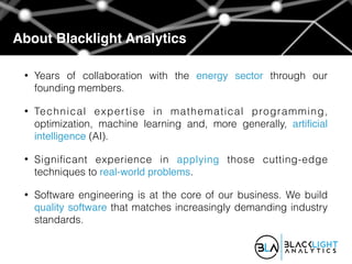 Blacklight Analytics - Grid connection capacity of EV charging stations | PPT