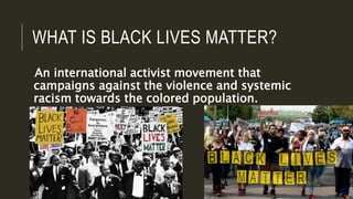 Black lives matter | PPTX