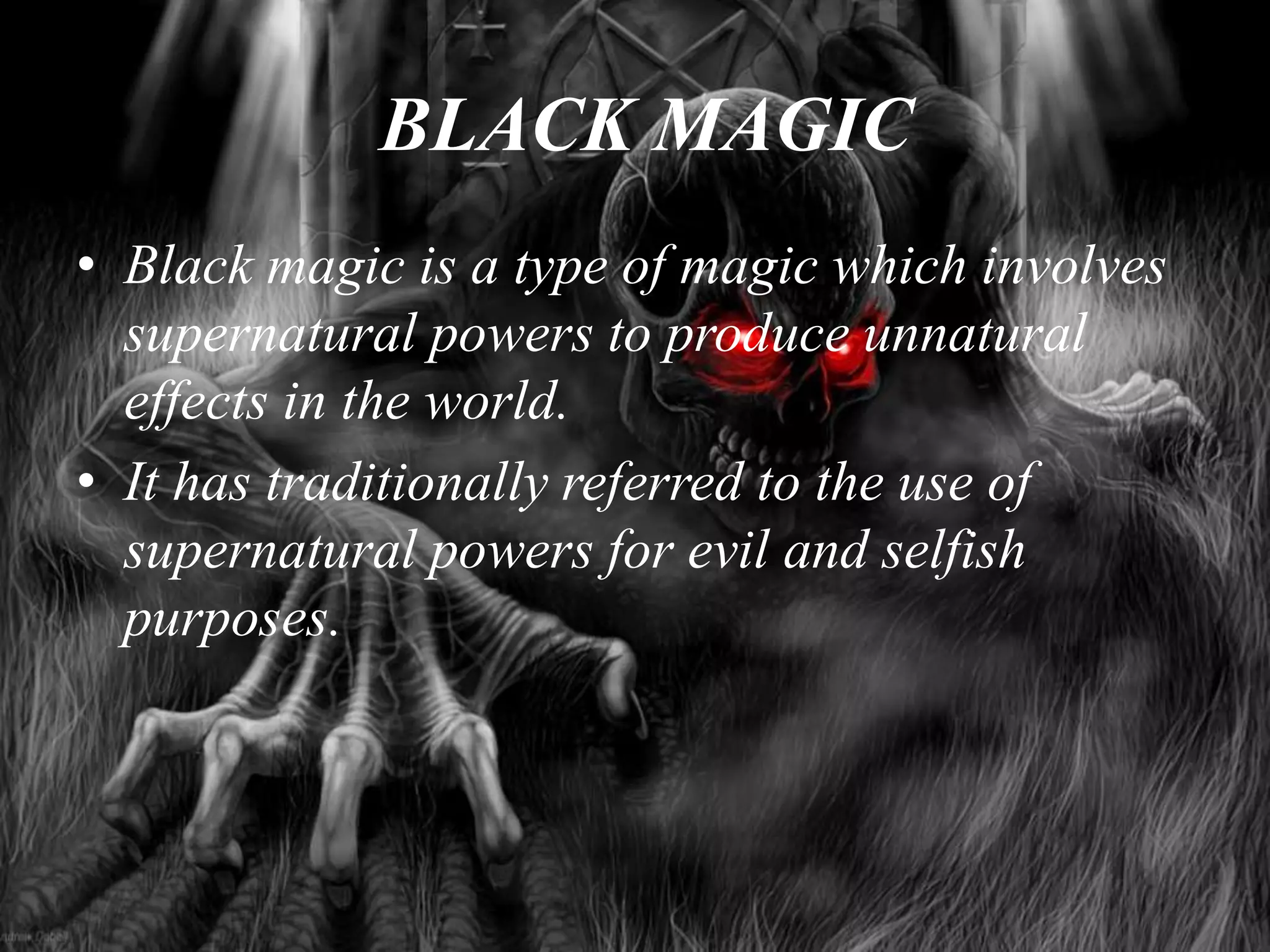 Black magic | PPTX