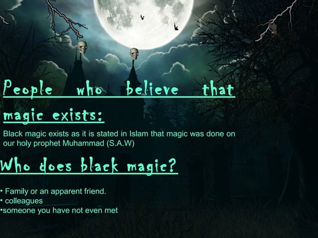 Black magic presentation | PPT