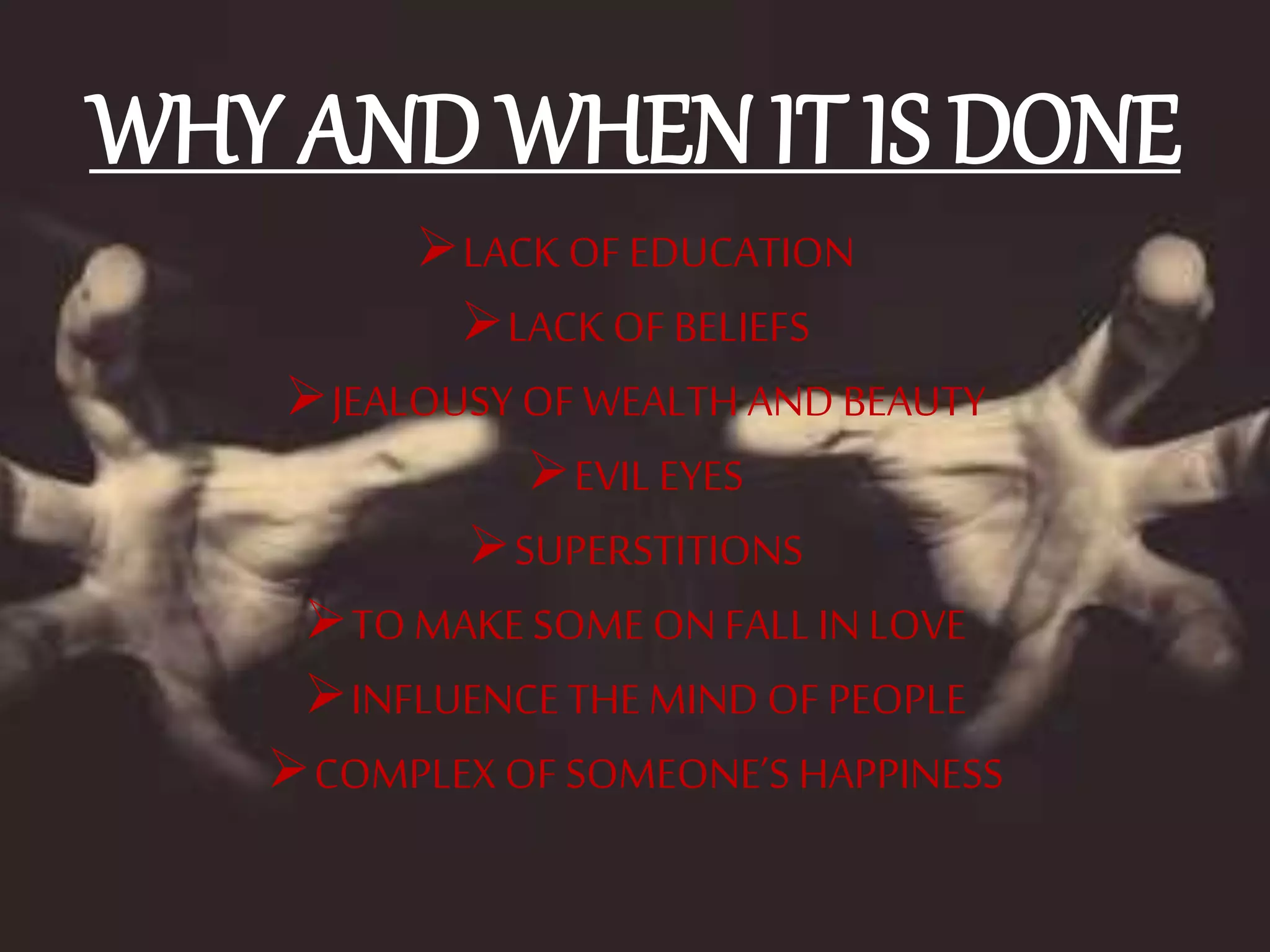 Black magic presentation | PPTX