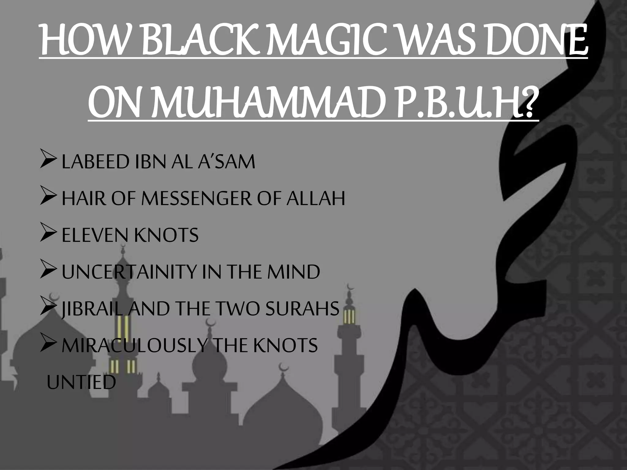 Black magic presentation | PPTX