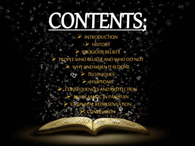 Black magic presentation | PPTX