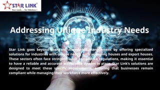 Star Link: Revolutionizing Biometric Attendance with “Made in India ...