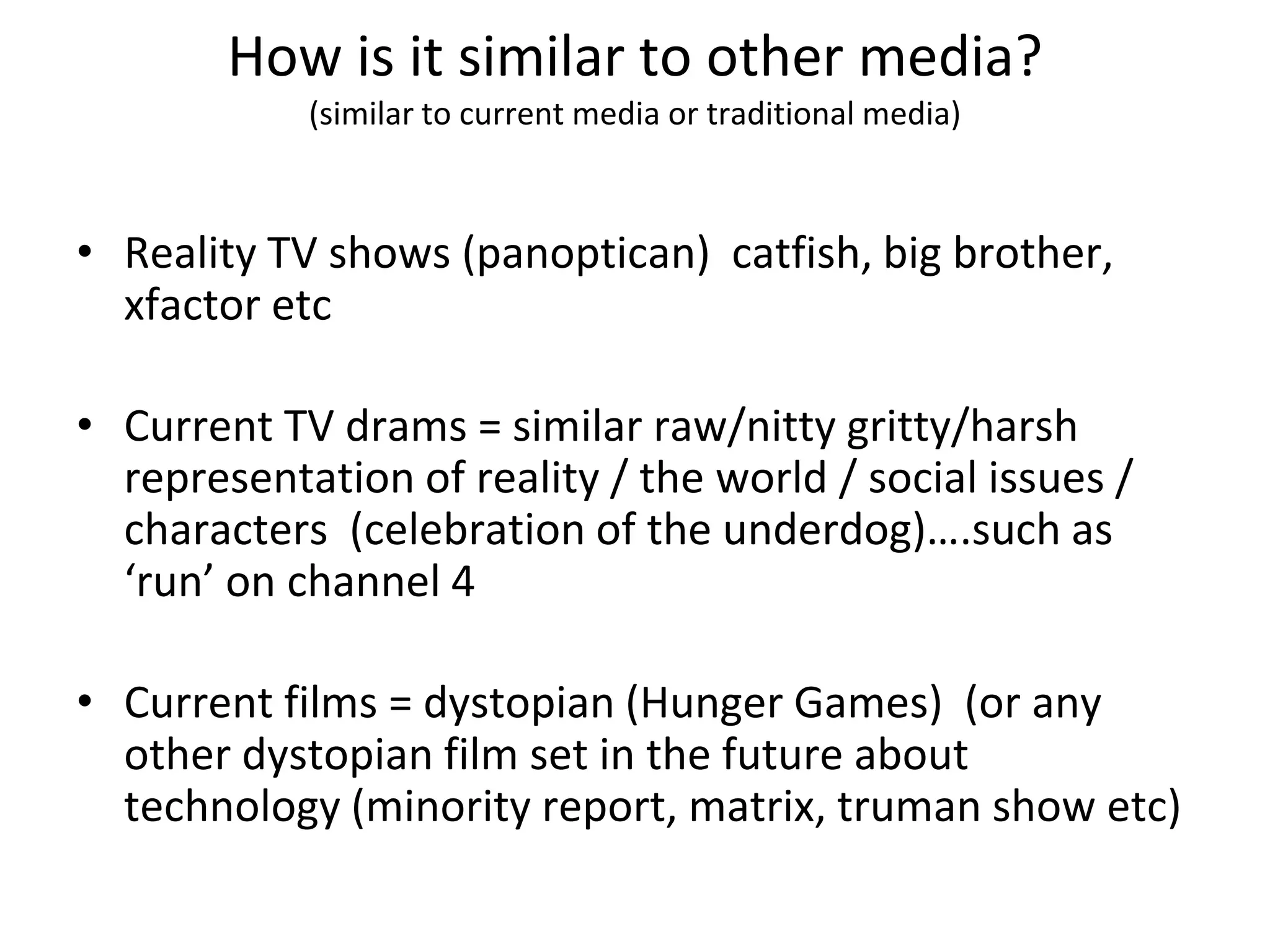 Black Mirror Analysis - 15 Million Merits | PPTX