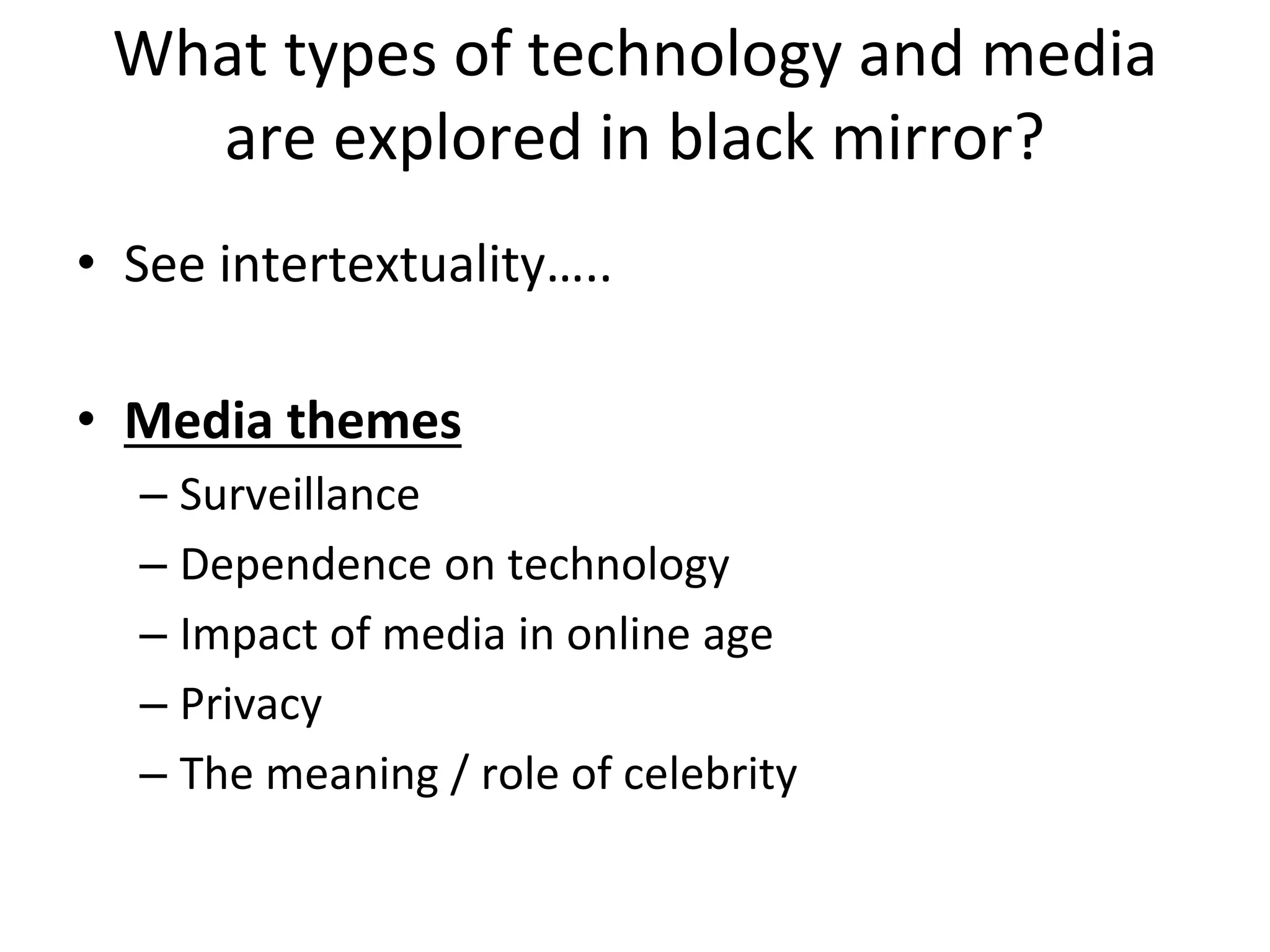 Black Mirror Analysis - 15 Million Merits | PPTX