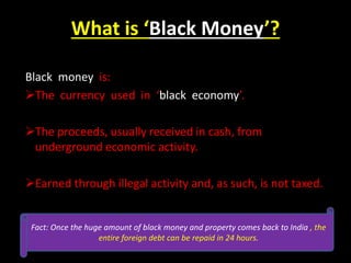 Black money | PPTX
