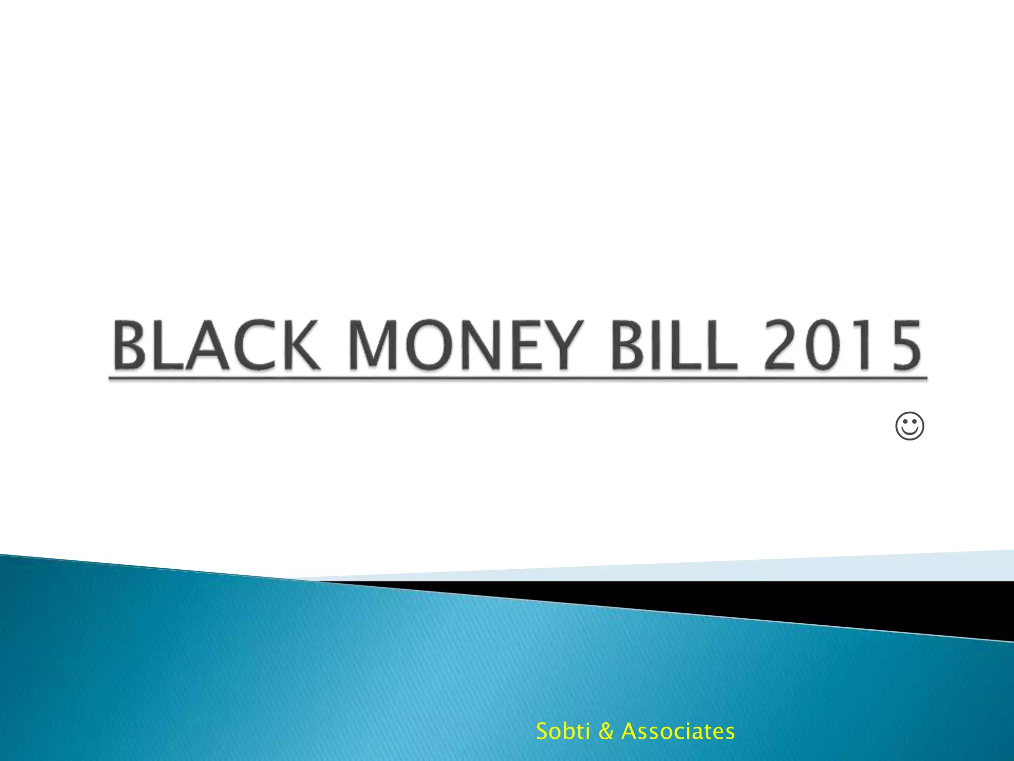 Black money bill 2015 | PPTX