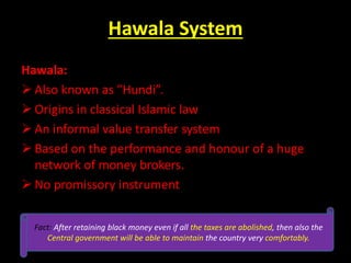 Blackmoney ppt final | PPT