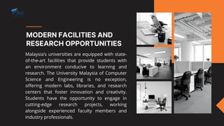 Why Malaysia & University Malaysia of Computer Science Are Top Choices ...