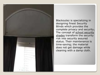 Lockdown Window cover for locking purpose | PPTX