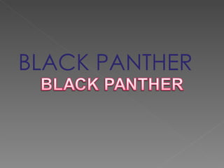 Black Panther Powerpoint | PPT