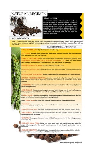 Black pepper | PDF | Gardening | Home & Garden