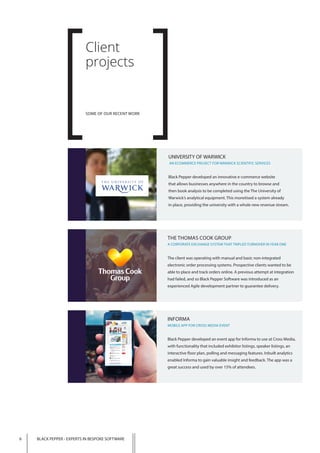 Black Pepper Software Corporate Brochure 2014 | PDF | Computer Software and Applications | Computing