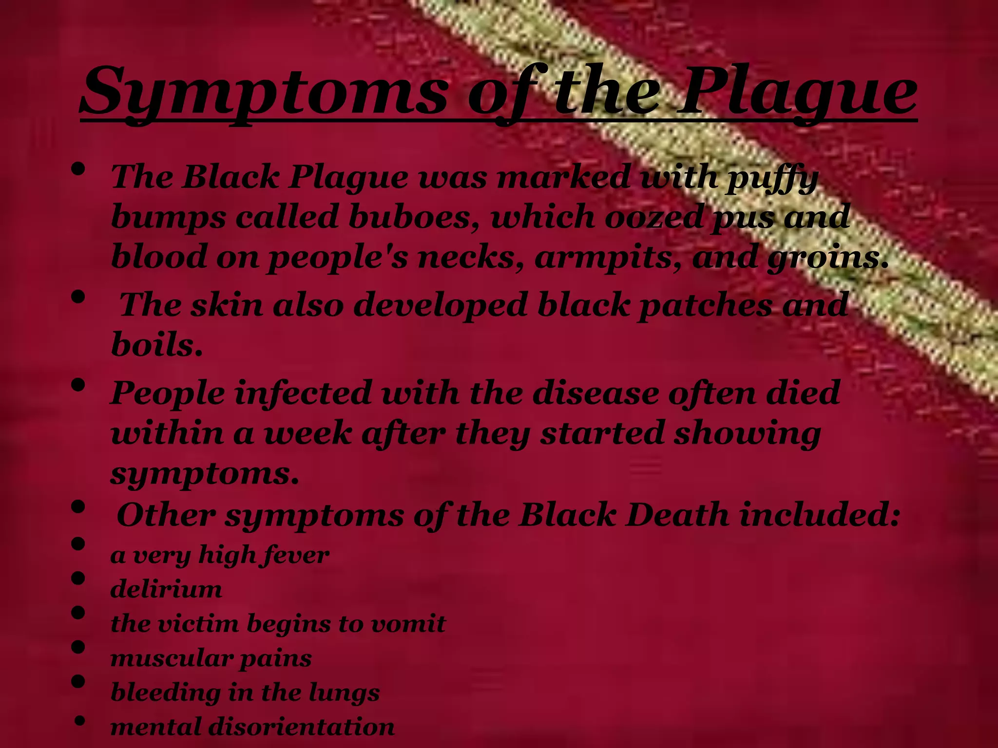 Black Plague | PPTX