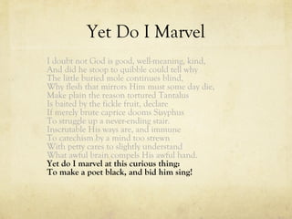 The Black poet's cultural identity - FANT IV | PPT