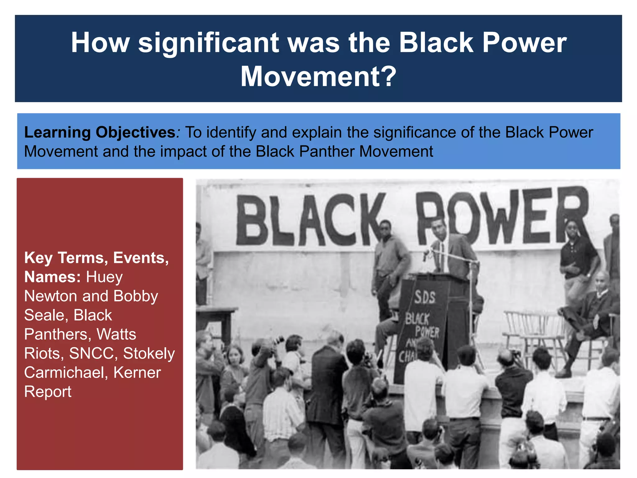Black power and Black Panthers | PPTX