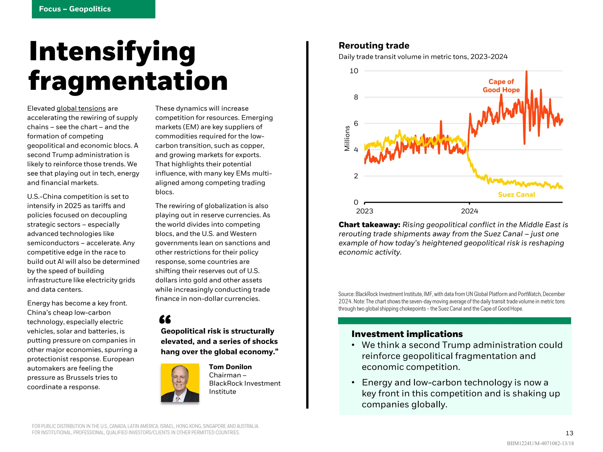 BlackRock - Global Outlook 2025: Building the transformation | PDF