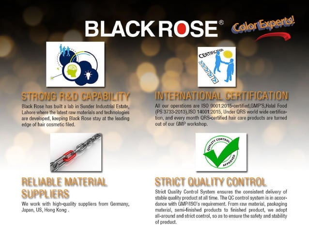 Black Rose Color Experts Product Catalog | PPT