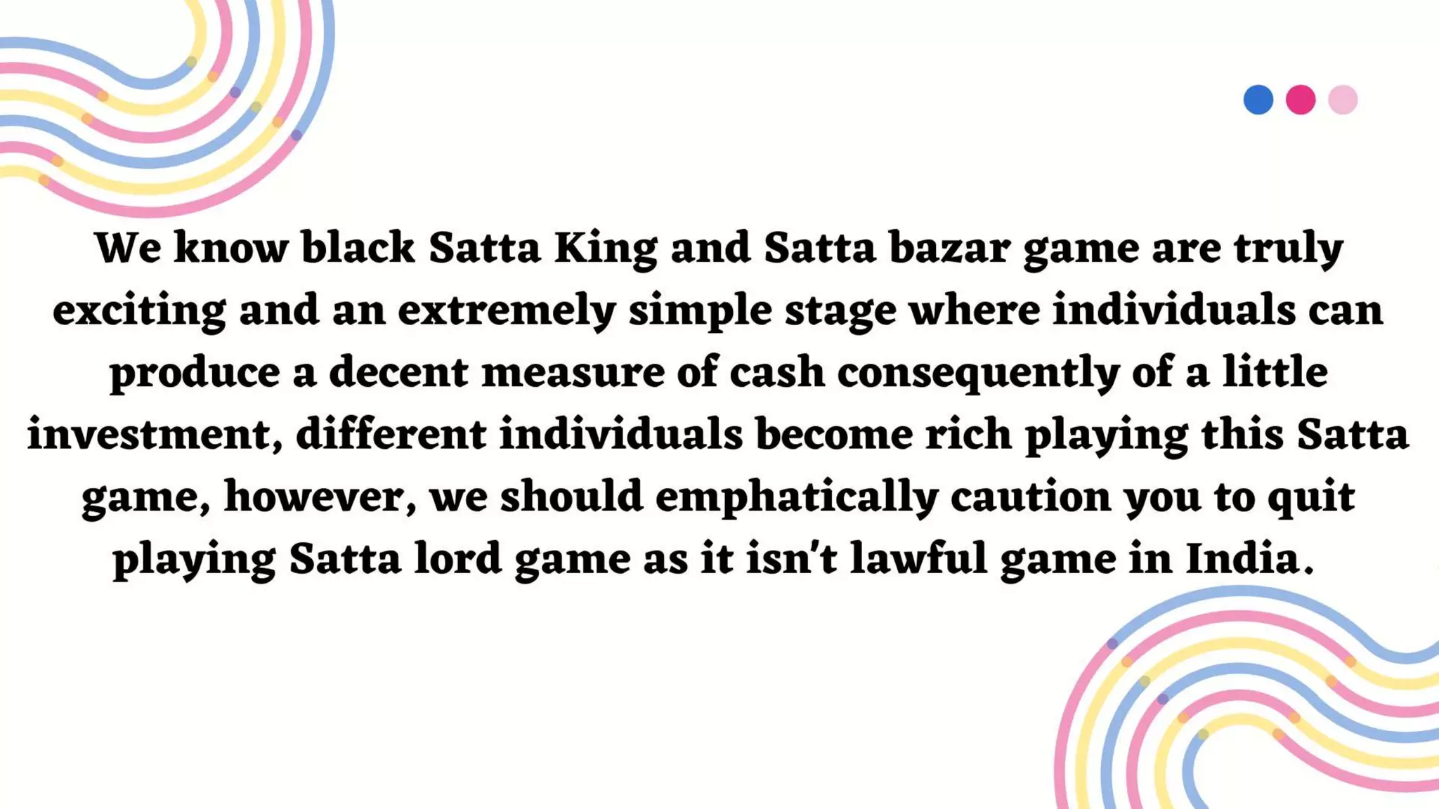 Black satta king | PPT