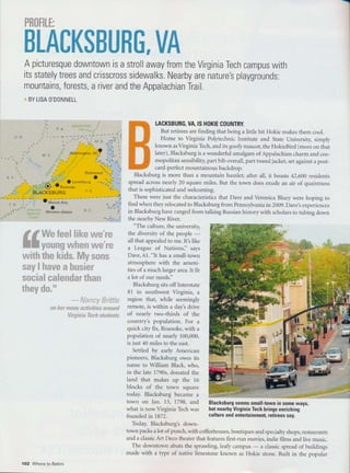 Where to Retire Magazine - Blacksburg, VA | PDF