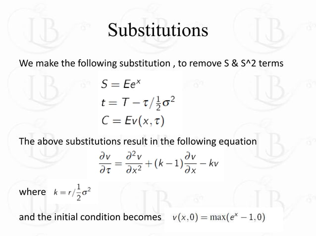 Black scholes model | PPTX
