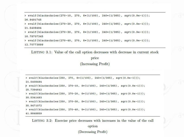 Black scholes model | PPTX
