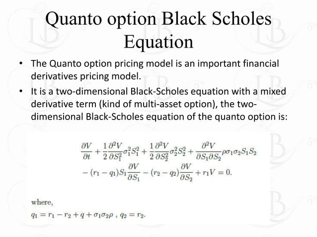 Black scholes model | PPTX