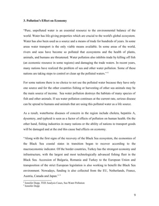 BLACK SEA POLLUTION AND THE PROTECTION AGAINST THIS POLLUTION | DOC ...