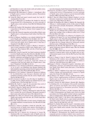 Black seed in cancer therapy, research paper | PDF