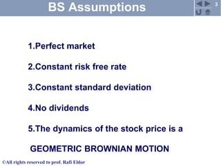 מודל בלק שולס מרטון | PPT | Free Download