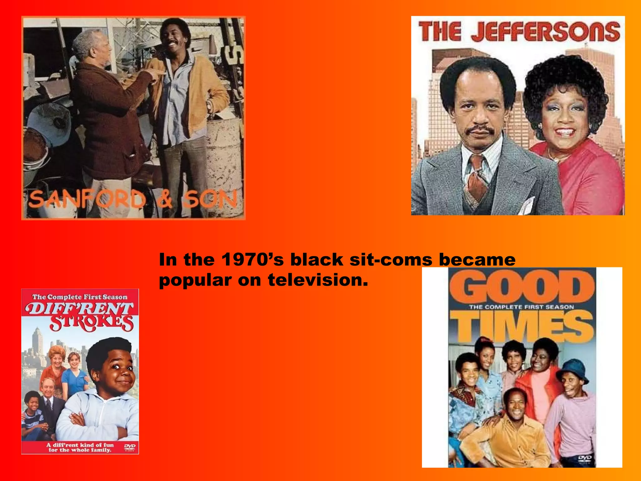 Blacks in film and television 20th century | PPT