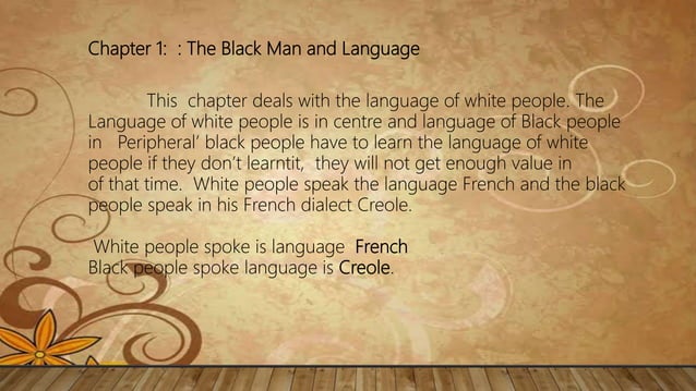 Black skin white mask by fanon | PPTX