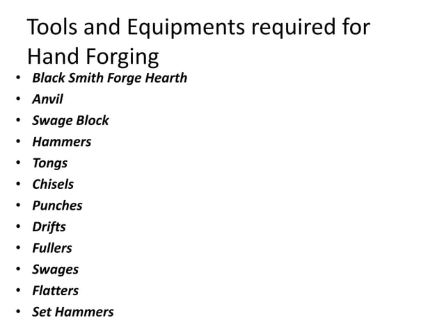 Black Smithy shop | PPTX