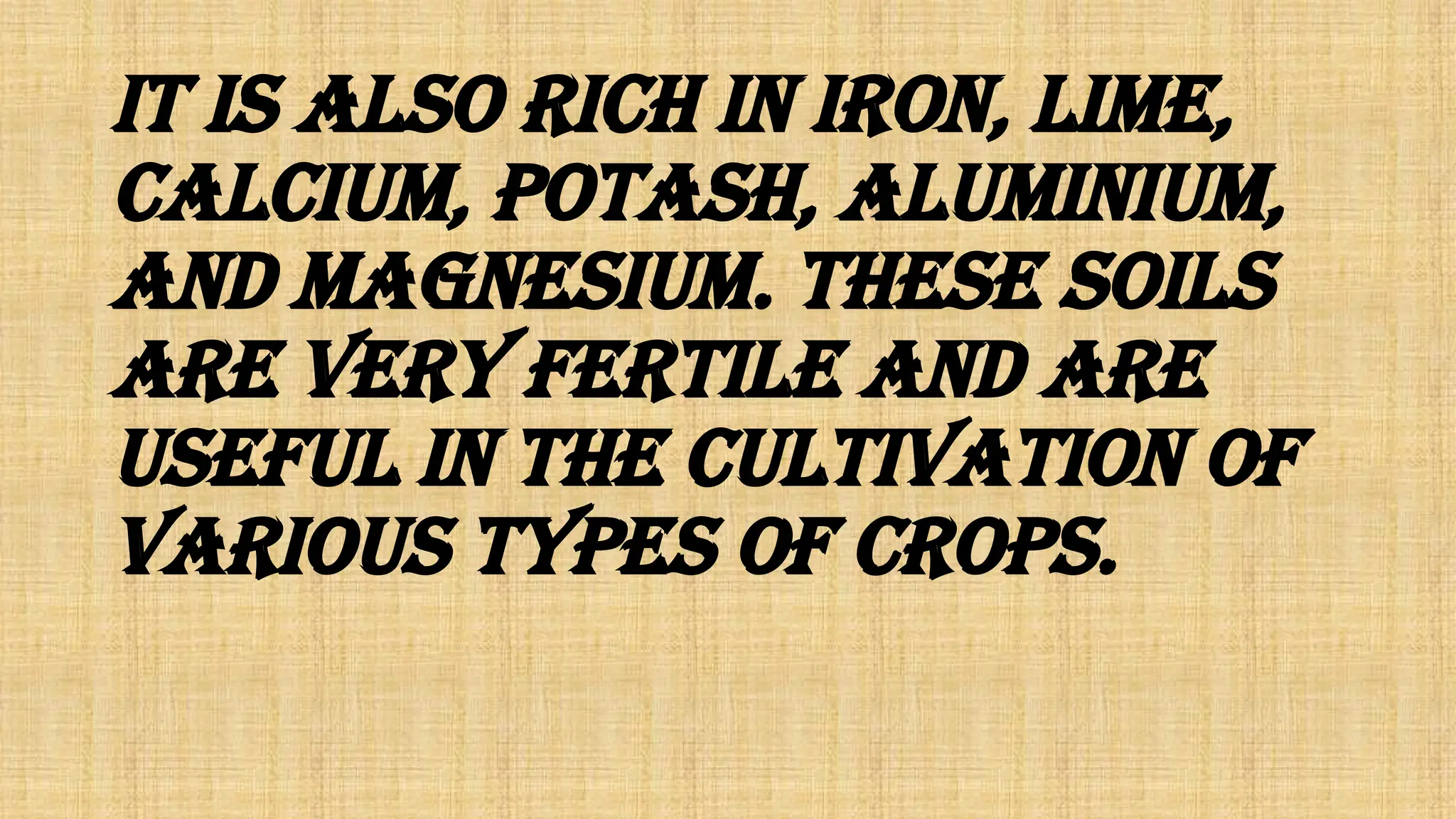 black soil ppt for students for free and useful | PPTX