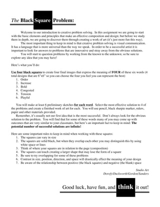 Black square packet | PDF