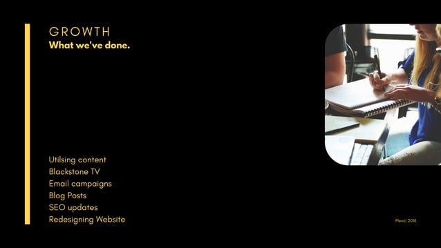 Blackstone 6 monthly report | PPT