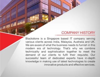 Blackstone software products... | PPTX