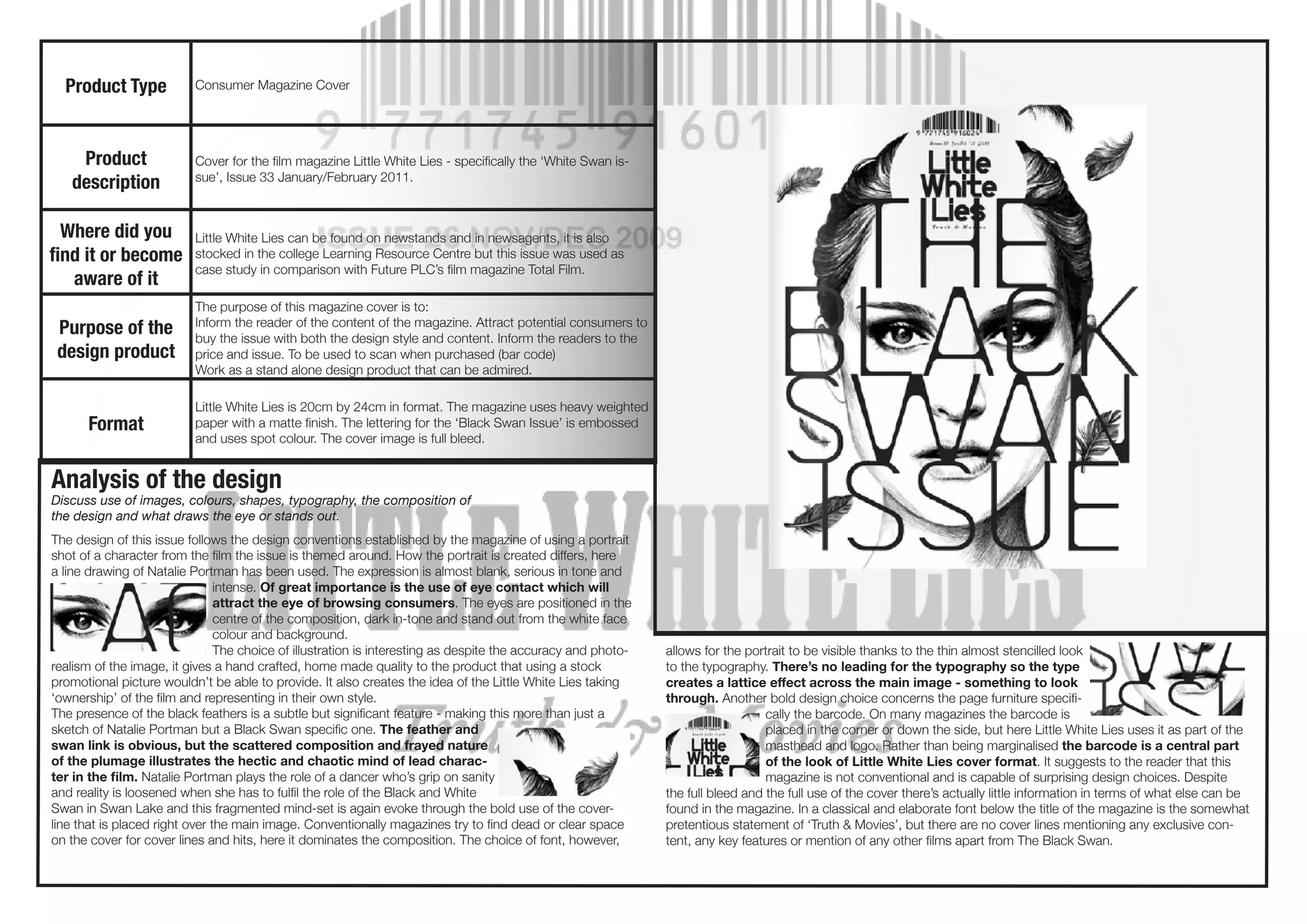 Little White Lies Black swan example | PDF