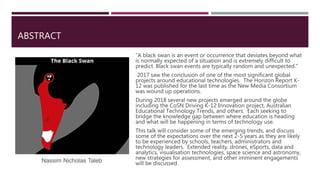 Black Swans and the Future of Education | PPTX