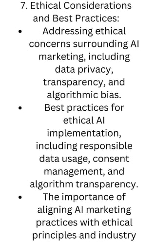 AI Marketing for Enhanced Engagement and Conversion Optimization | PDF