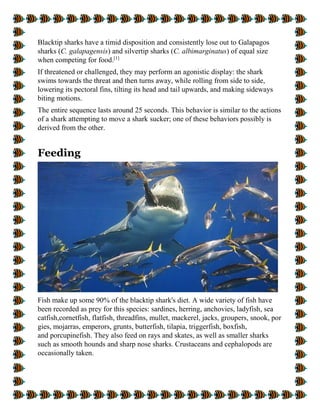Black tip shark | PDF | Zoos & Aquariums | Attractions