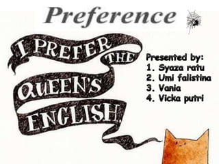 perfer about english | PPT