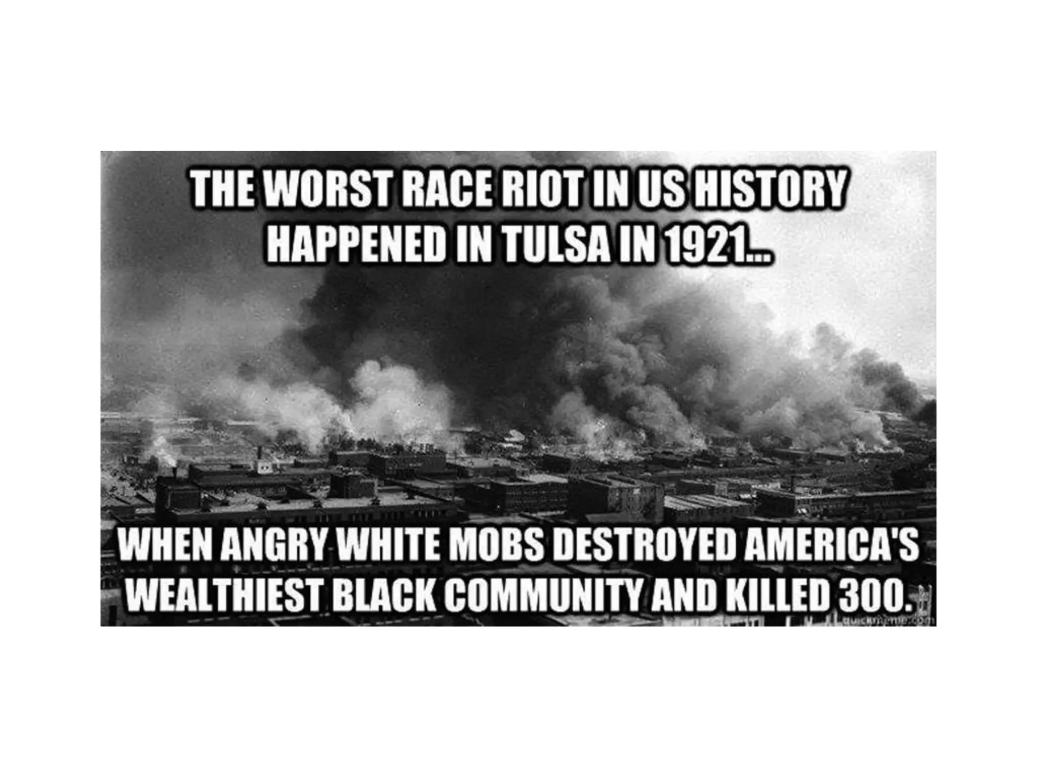 Black wall street riot | PPTX