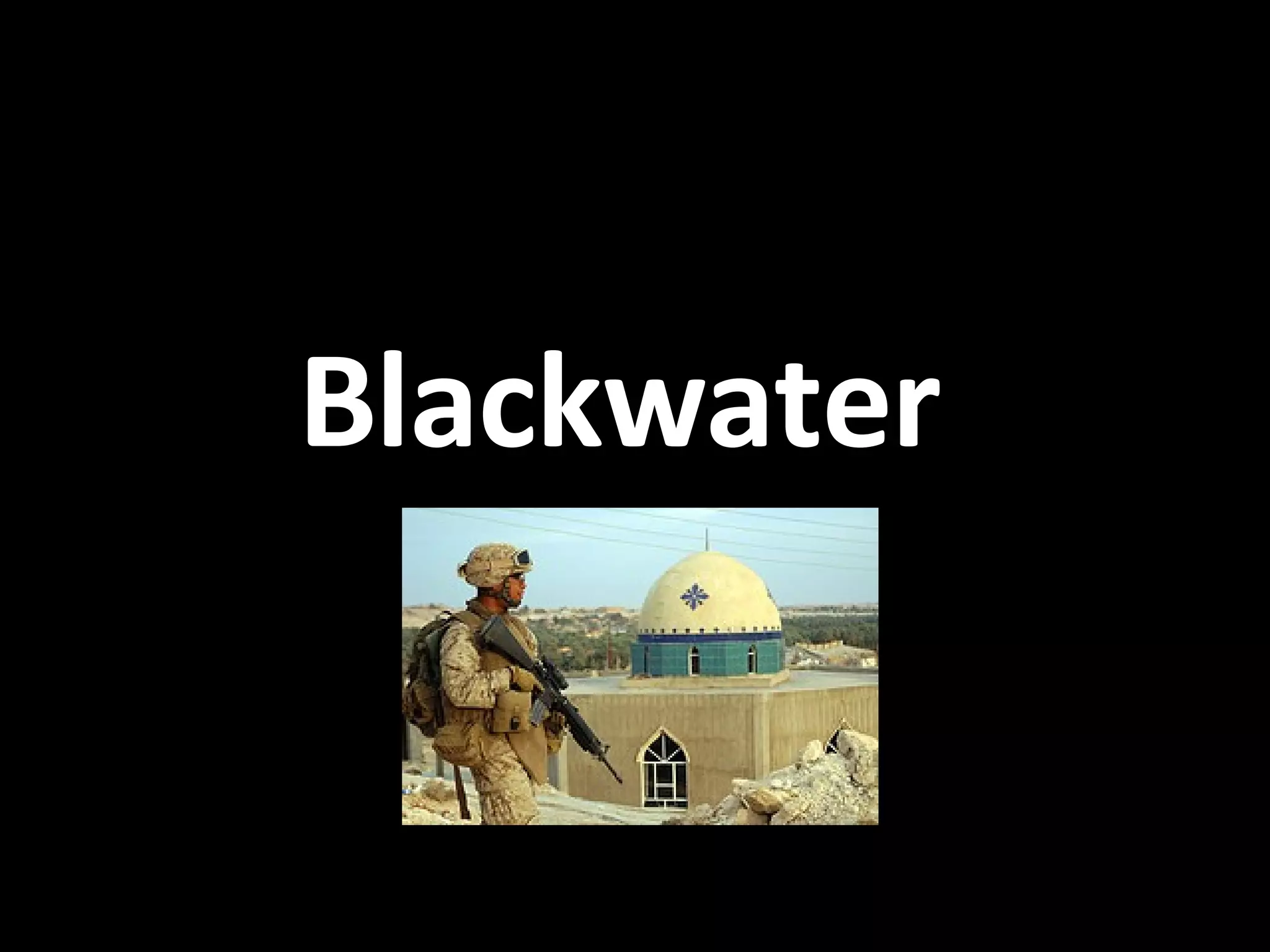 Blackwater | PPT