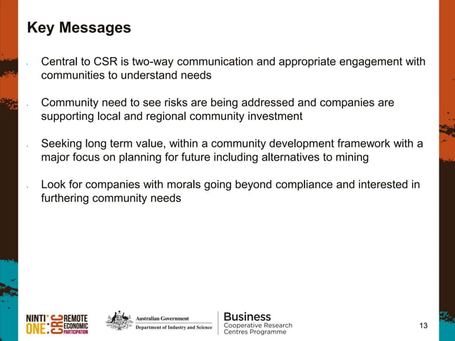CSR in mining and oil and gas: Indigenous and community perspectives | PPT