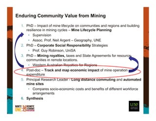 Enduring Community Value: Tracking and mapping the flow of money from ...