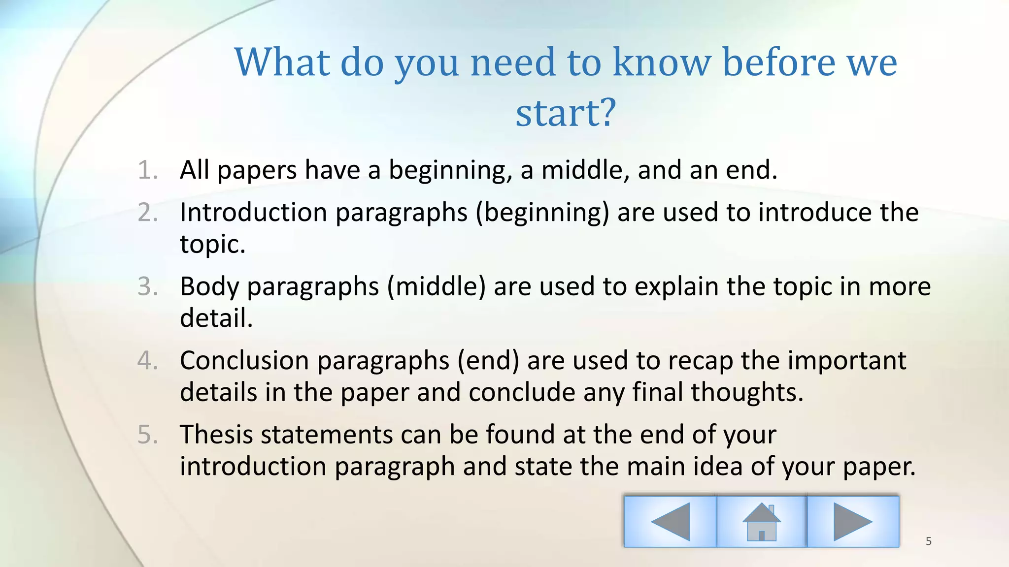 Writing an Argumentative, Research-Based Body Paragraph | PPTX